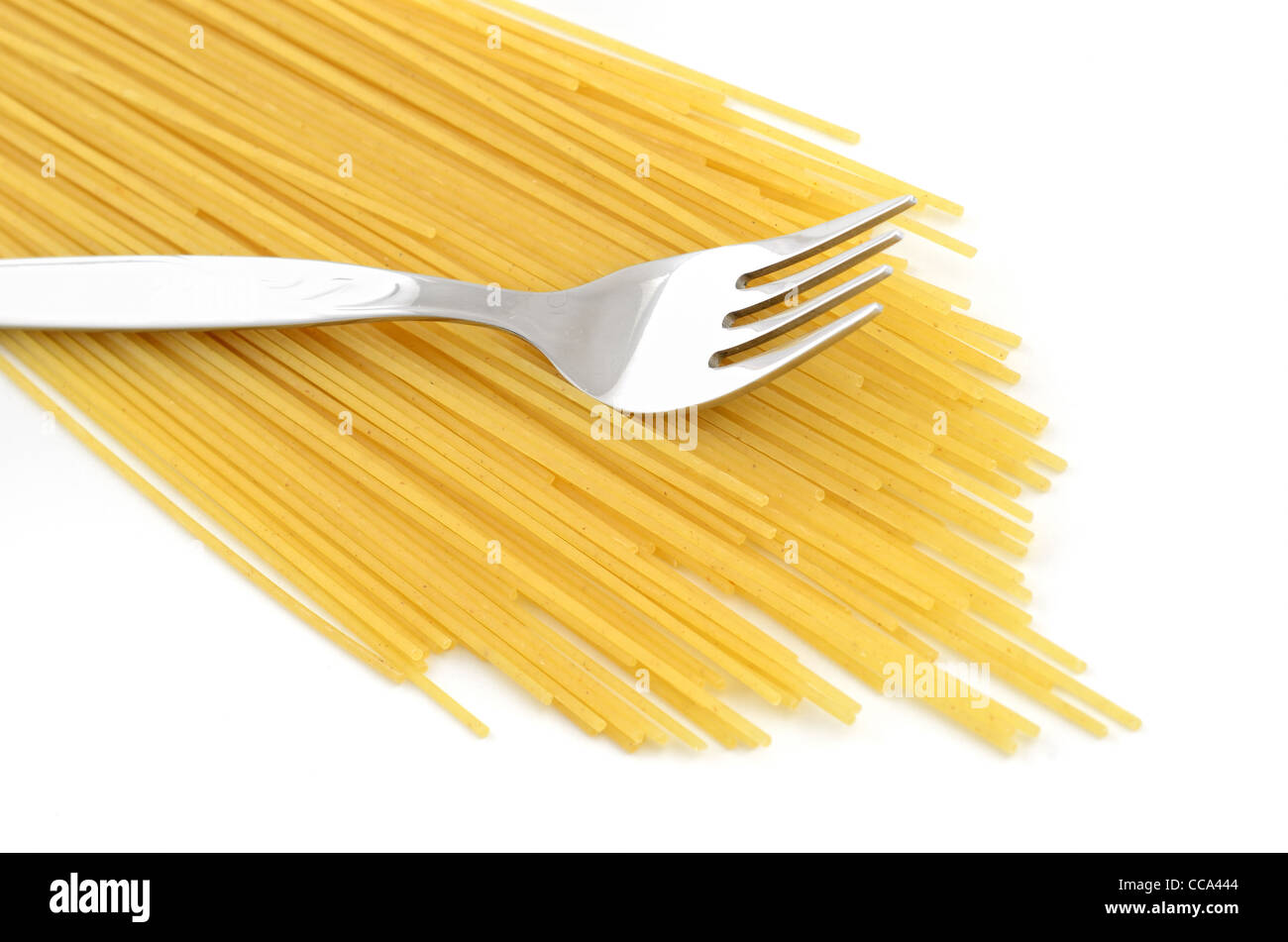 spaghetti and fork Stock Photo - Alamy