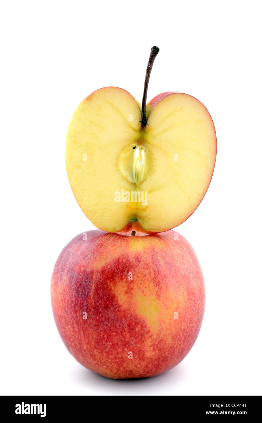 apple isolated on white Stock Photo - Alamy