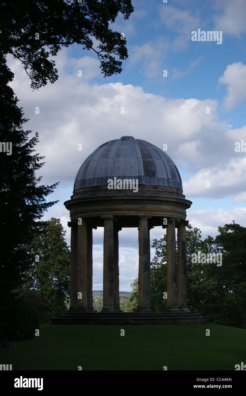The Ionic Temple, Duncombe Park, seat of Baron Feversham, Helmsley ...