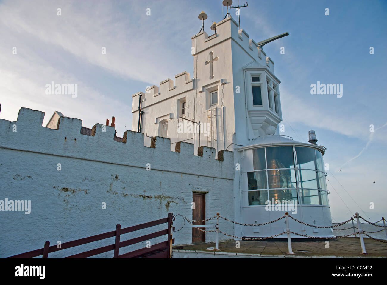 Point Lynas lighthouse Anglesey North Wales Uk Stock Photo - Alamy