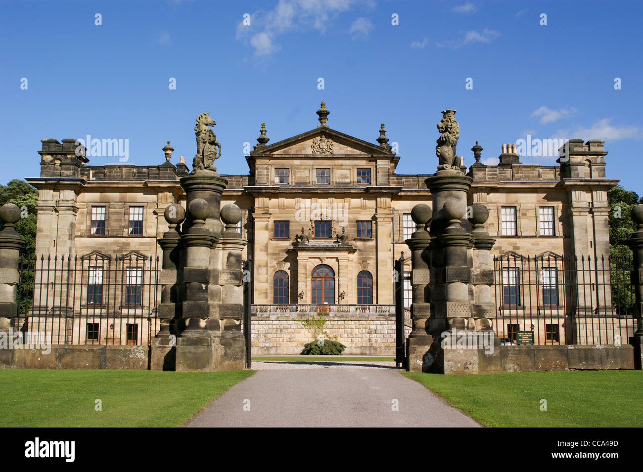 Duncombe Park, seat of Baron Feversham, by William Wakefield and ...