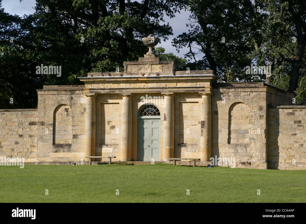 Stable block building, Duncombe Park, seat of Baron Feversham, Helmsley ...