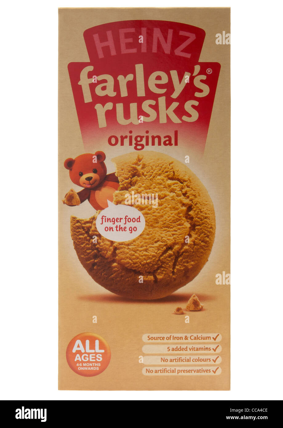 Box of farleys rusks on white background Stock Photo - Alamy