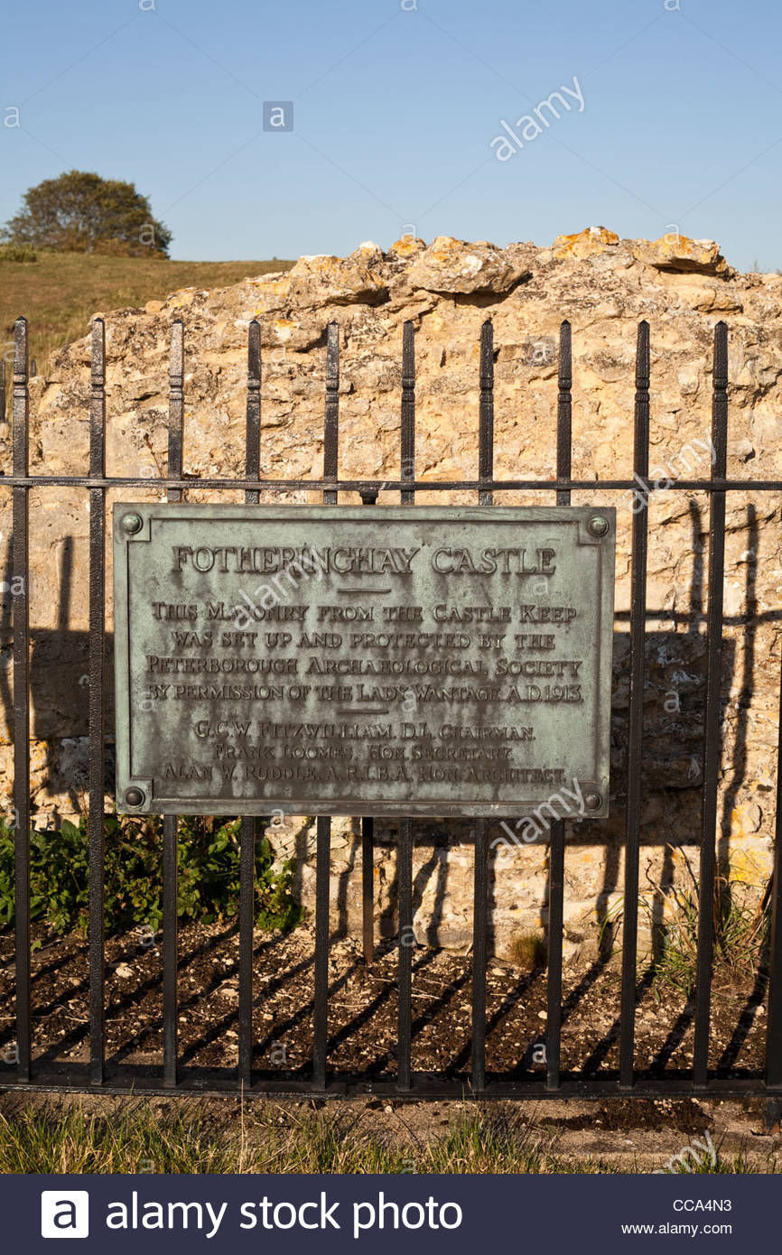 Fotheringhay Castle, Northamptonshire High Resolution Stock Photography ...