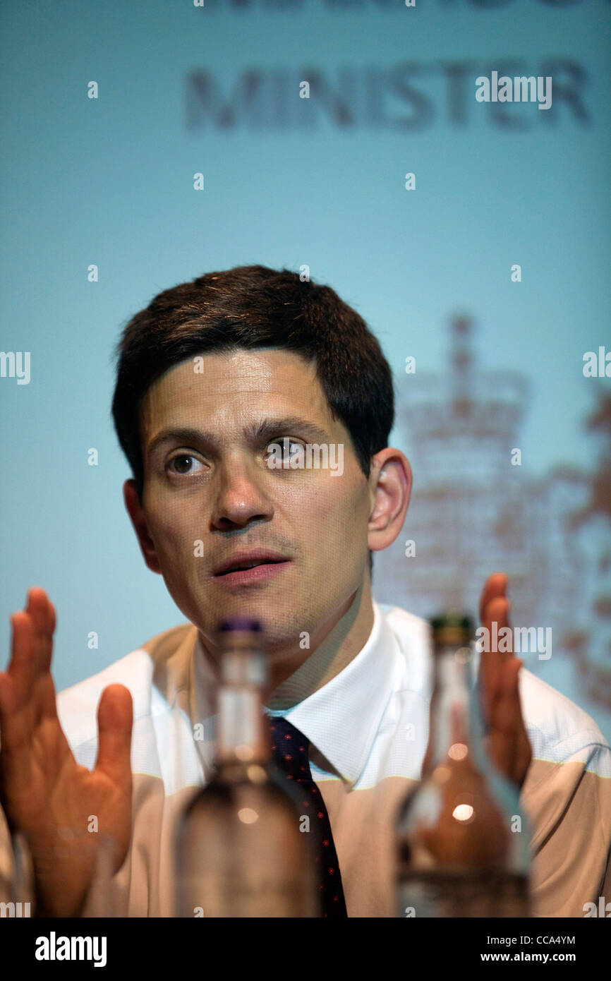 David Miliband, former Foreign Secretary and MP for South Shields gives ...