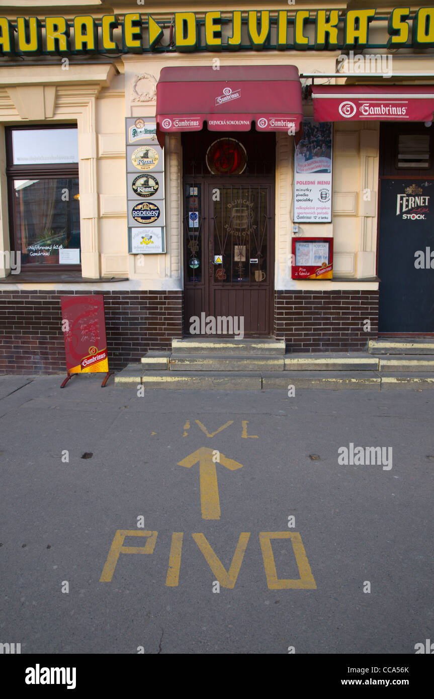 Restaurant sign on pavement hi-res stock photography and images - Alamy