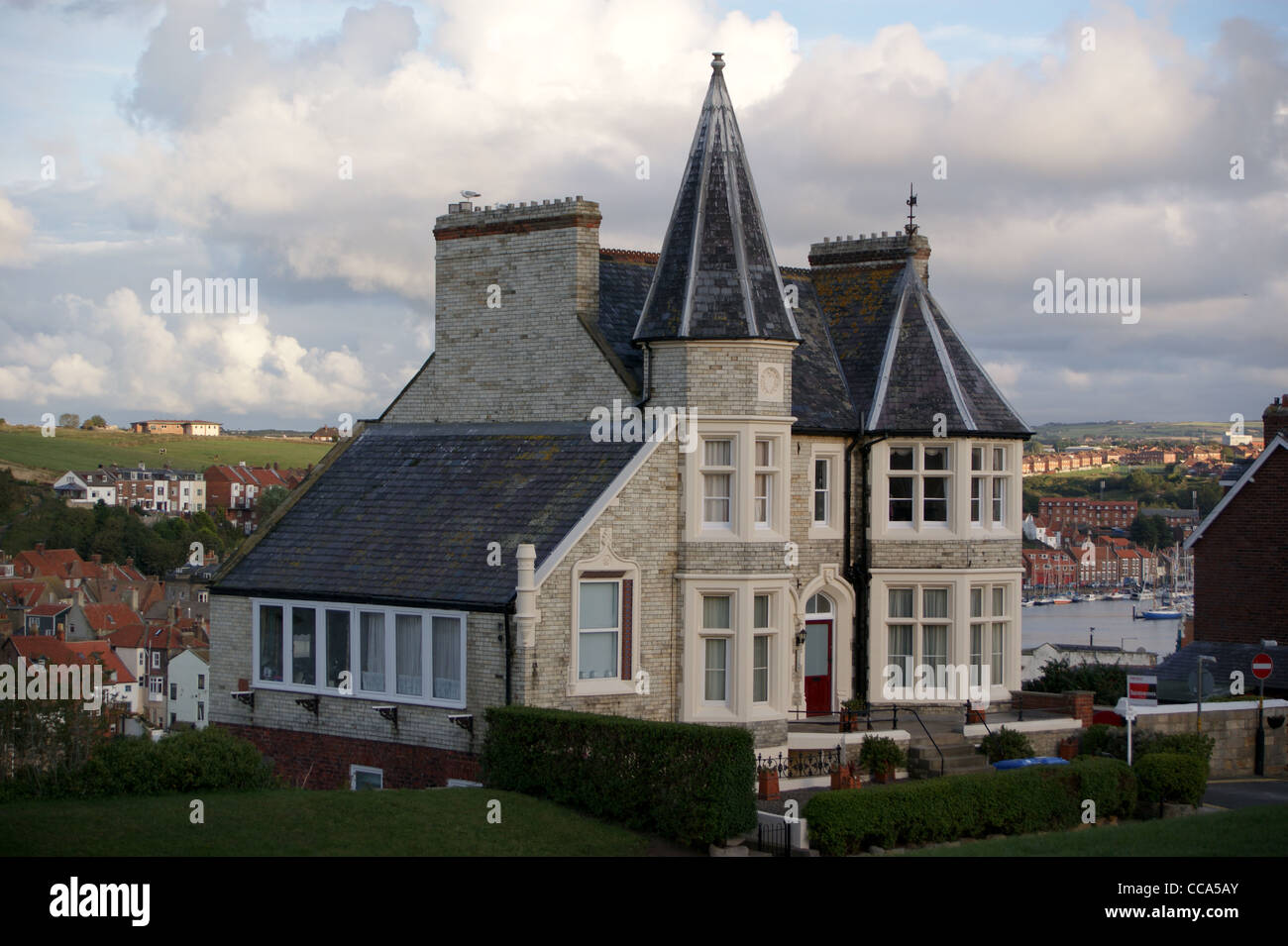 Streonshalh Guest House, Khyber Pass, at sunset, Whitby, North Riding ...