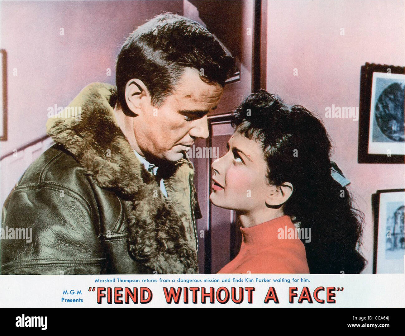 FIEND WITHOUT A FACE (1958) MARSHALL THOMPSON, KIM PARKER ARTHUR ...