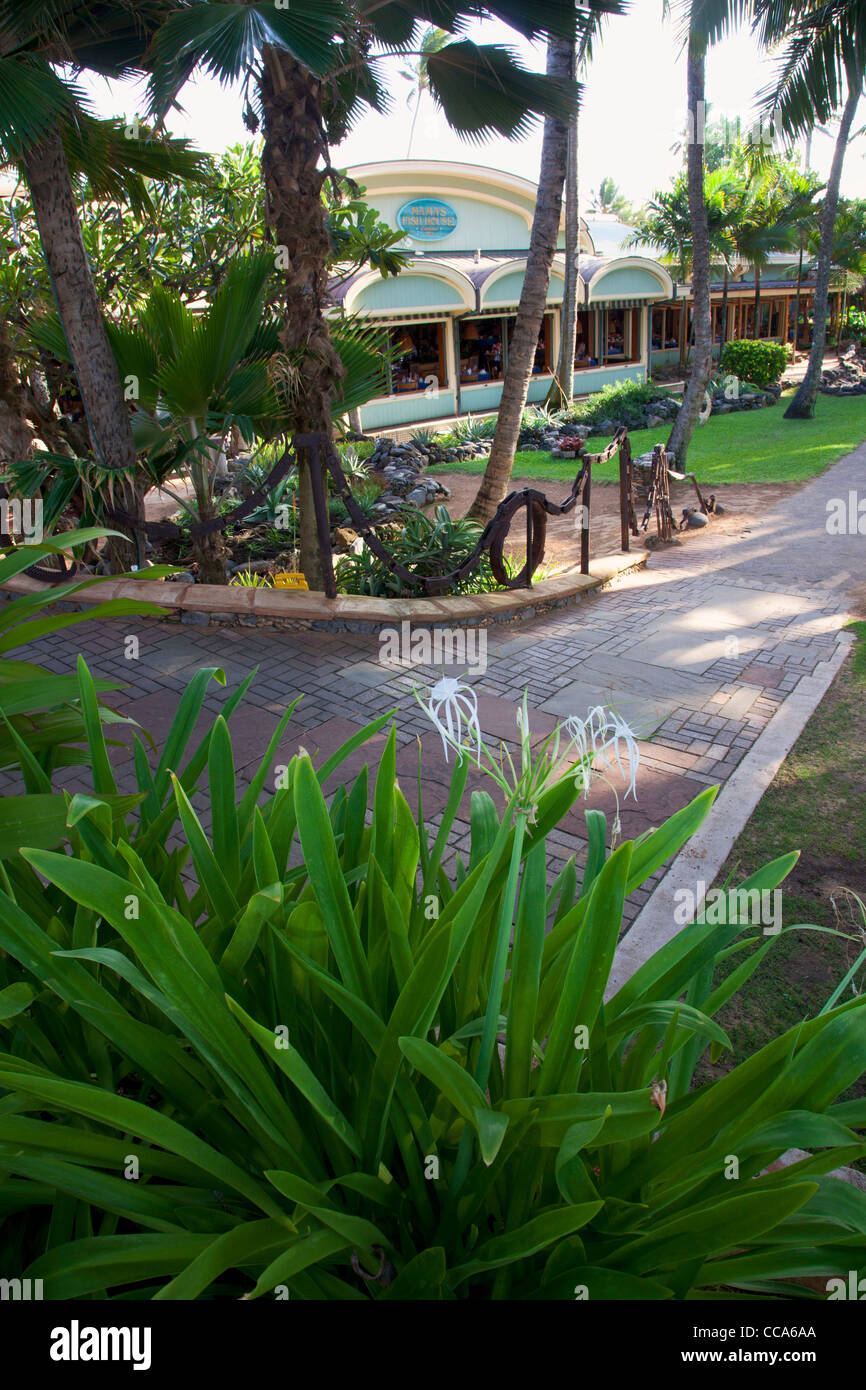 Mama's Fish House, Kuau Cove, Maui, Hawaii Stock Photo - Alamy