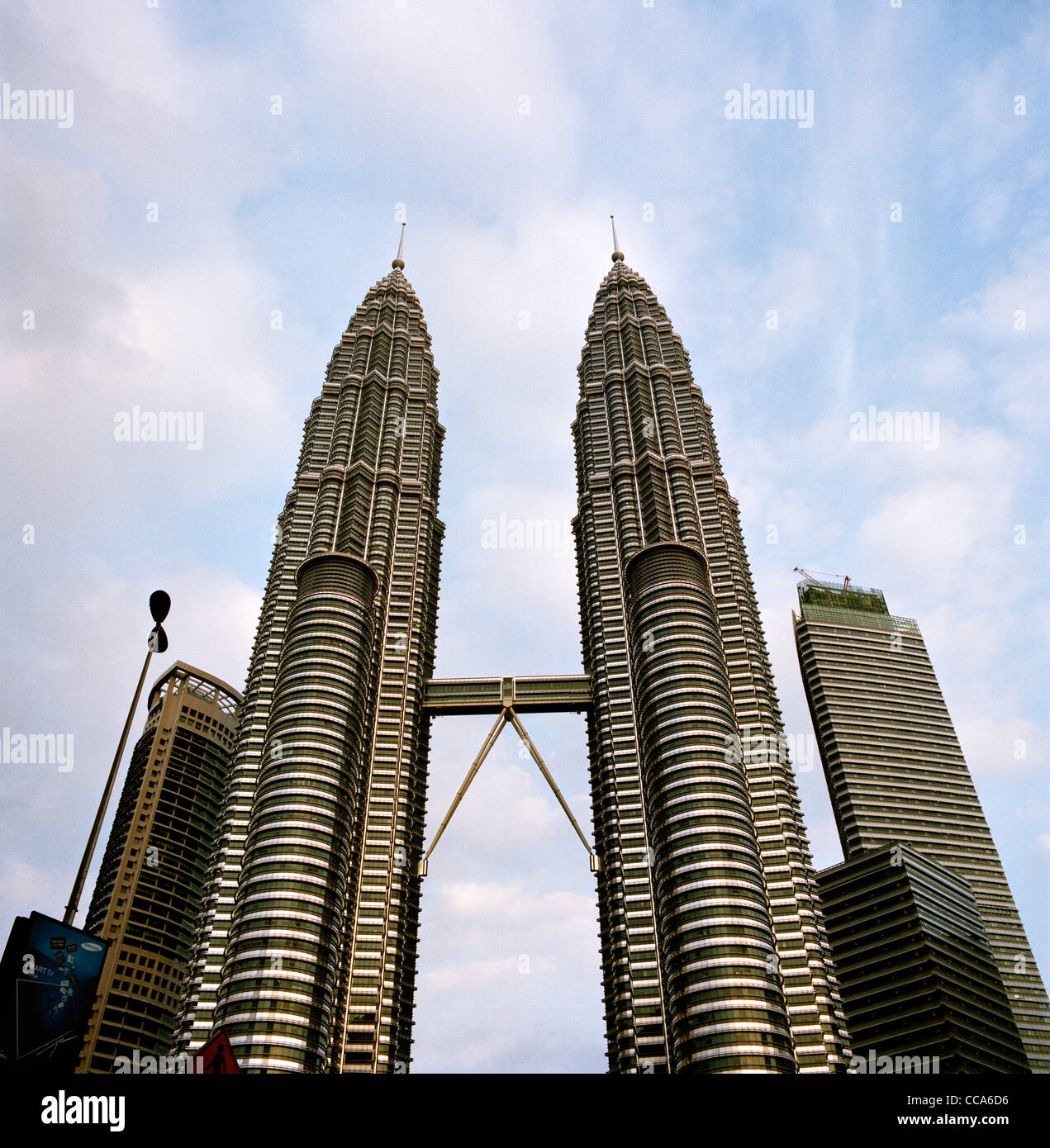 Modern Architecture. The Petronas Twin Towers in Kuala Lumpur in ...