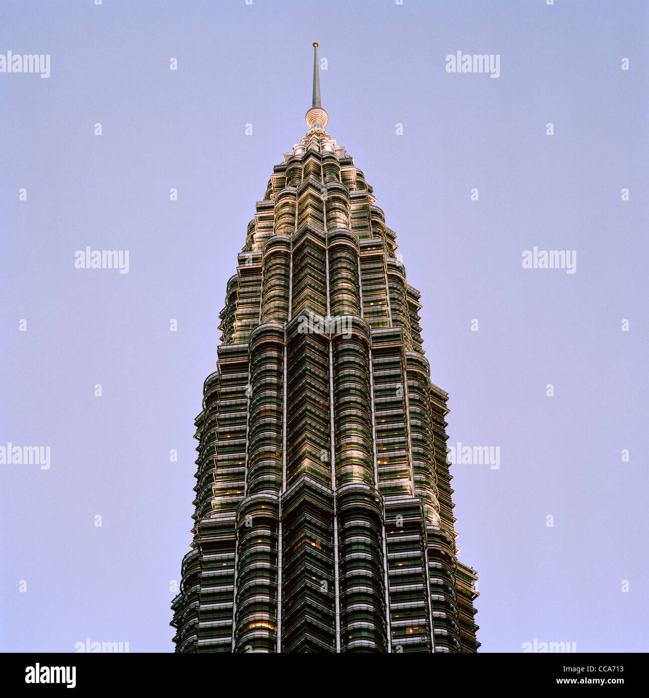 Modern Architecture. The Petronas Twin Towers in Kuala Lumpur in ...