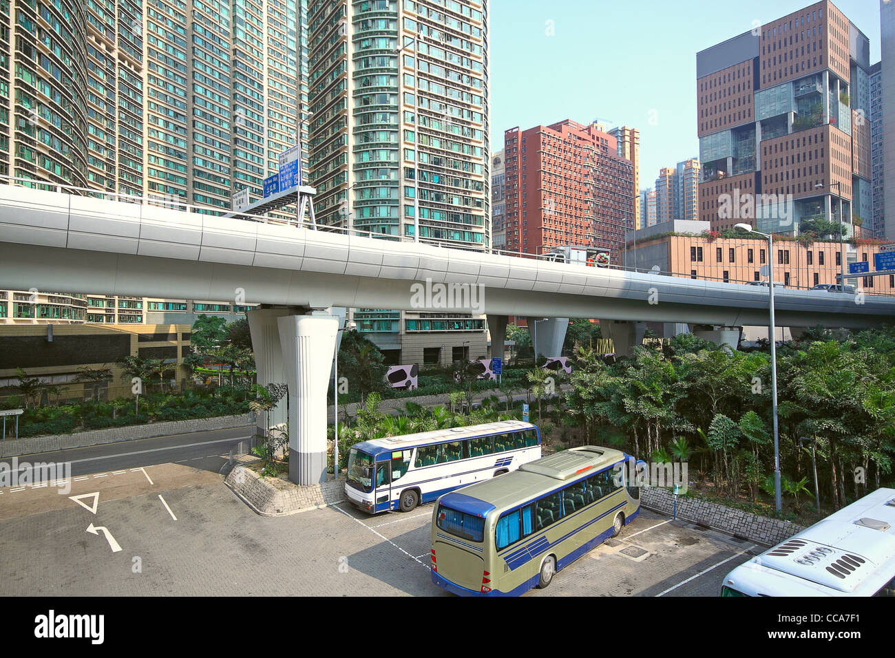 traffic highway in urban area Stock Photo - Alamy