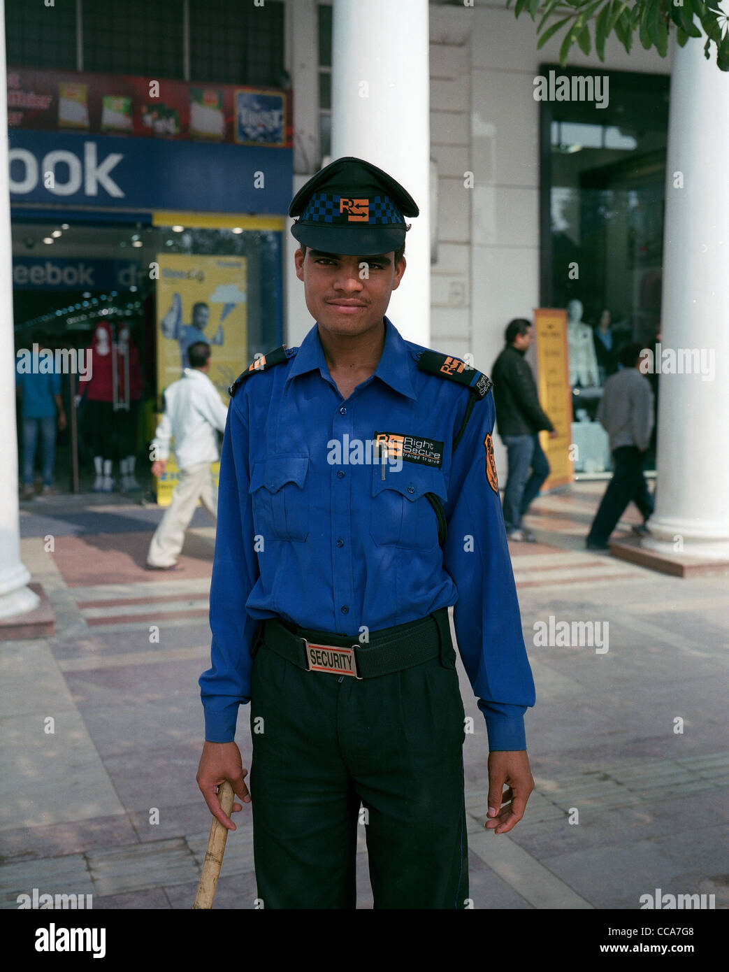 Security Guard, Delhi Stock Photo - Alamy