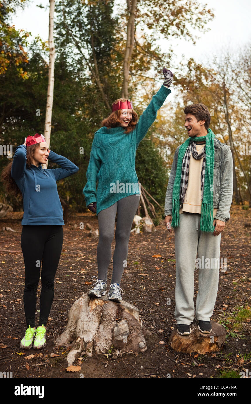 Rural man celebrating his success and smiling Stock Photo - Alamy