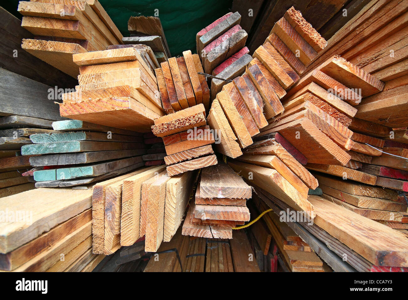 Stack of wooden boards Stock Photo - Alamy