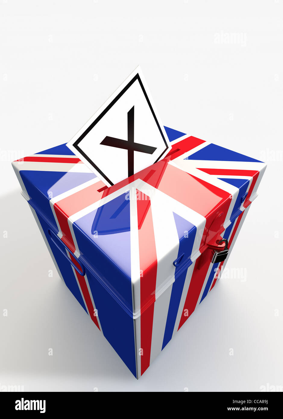 Union jack ballot box Stock Photo - Alamy
