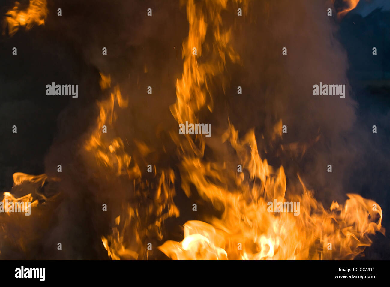 Fire in detail Stock Photo - Alamy