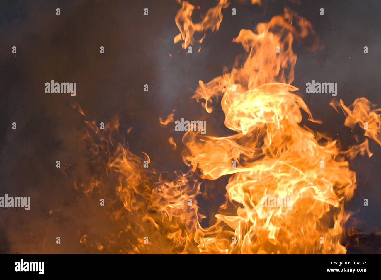 Fire in detail Stock Photo - Alamy