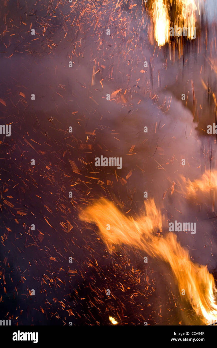 Fire in detail Stock Photo - Alamy