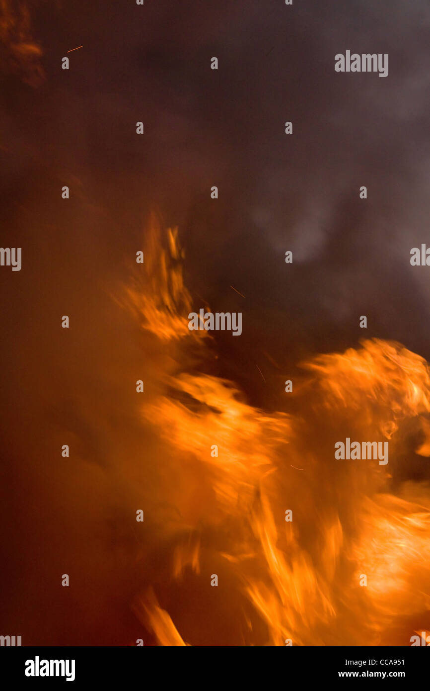 Fire in detail Stock Photo - Alamy