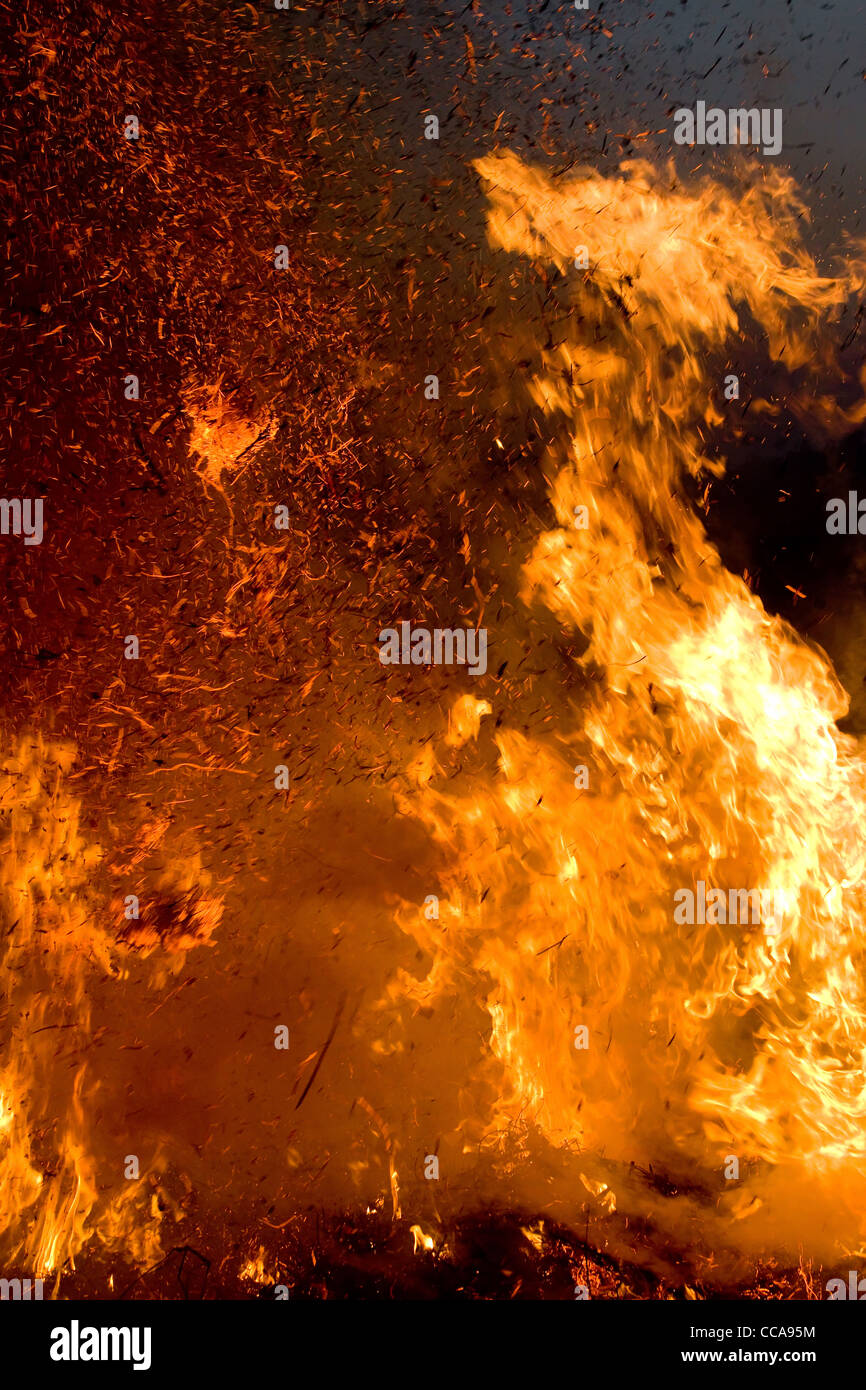 Fire in detail Stock Photo - Alamy