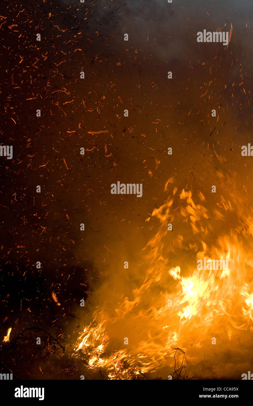 Fire in detail Stock Photo - Alamy