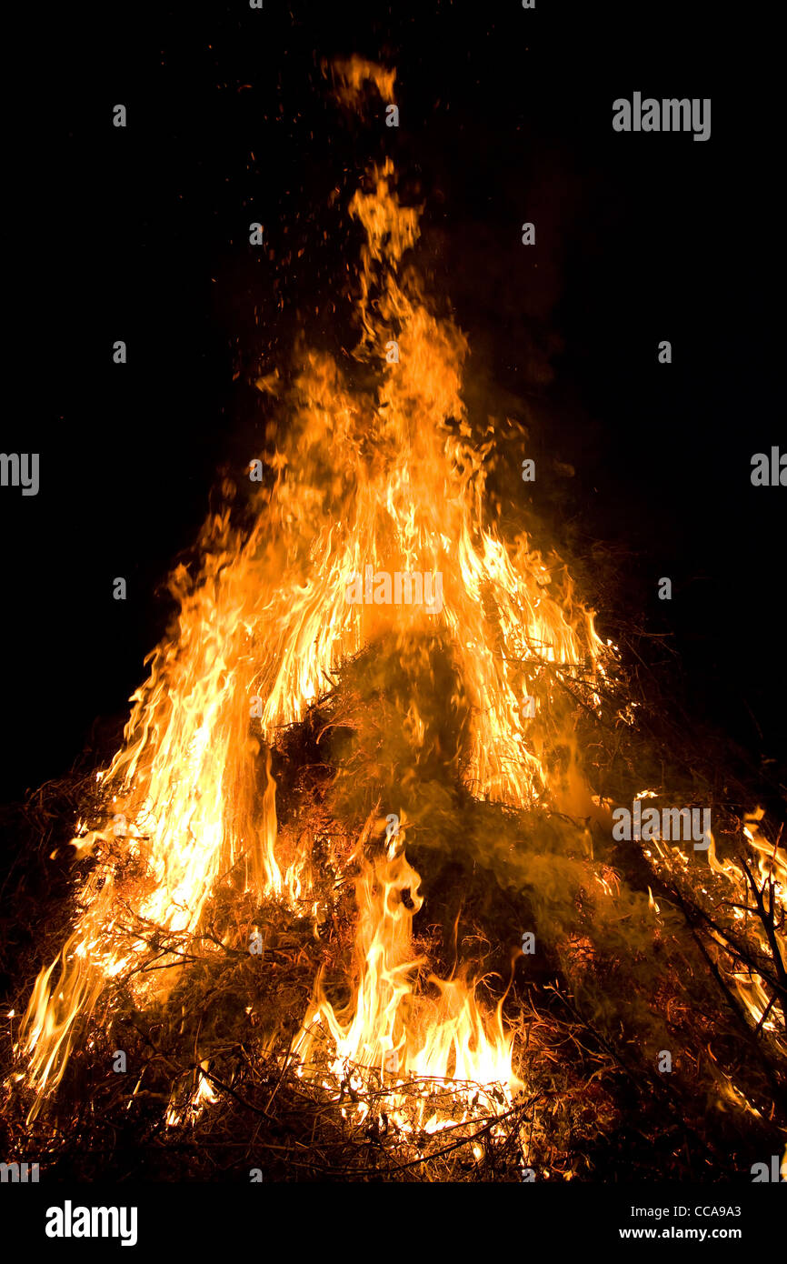 Fire in detail Stock Photo - Alamy
