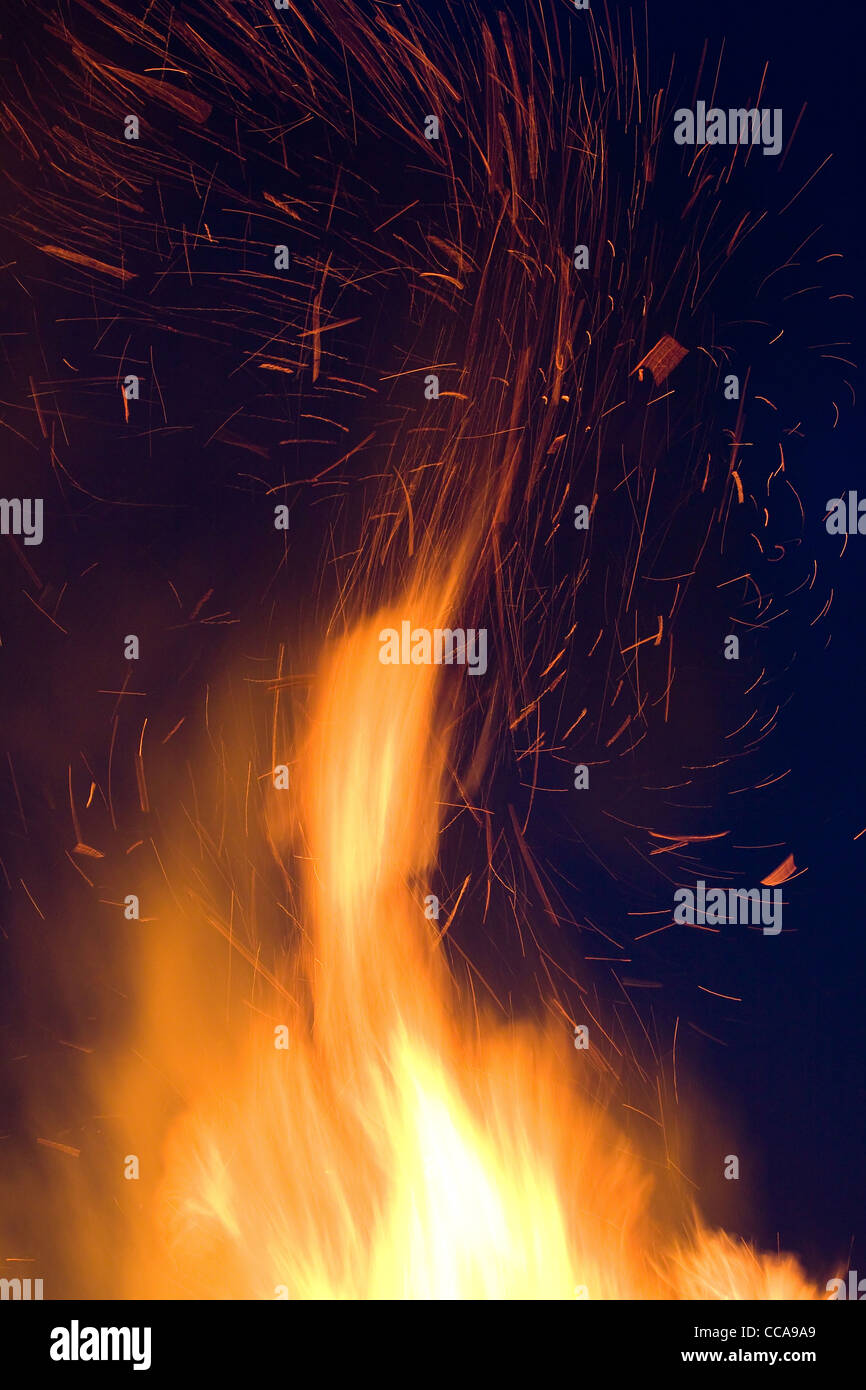 Fire in detail Stock Photo - Alamy
