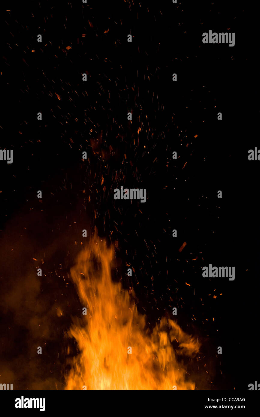 Fire in detail Stock Photo - Alamy