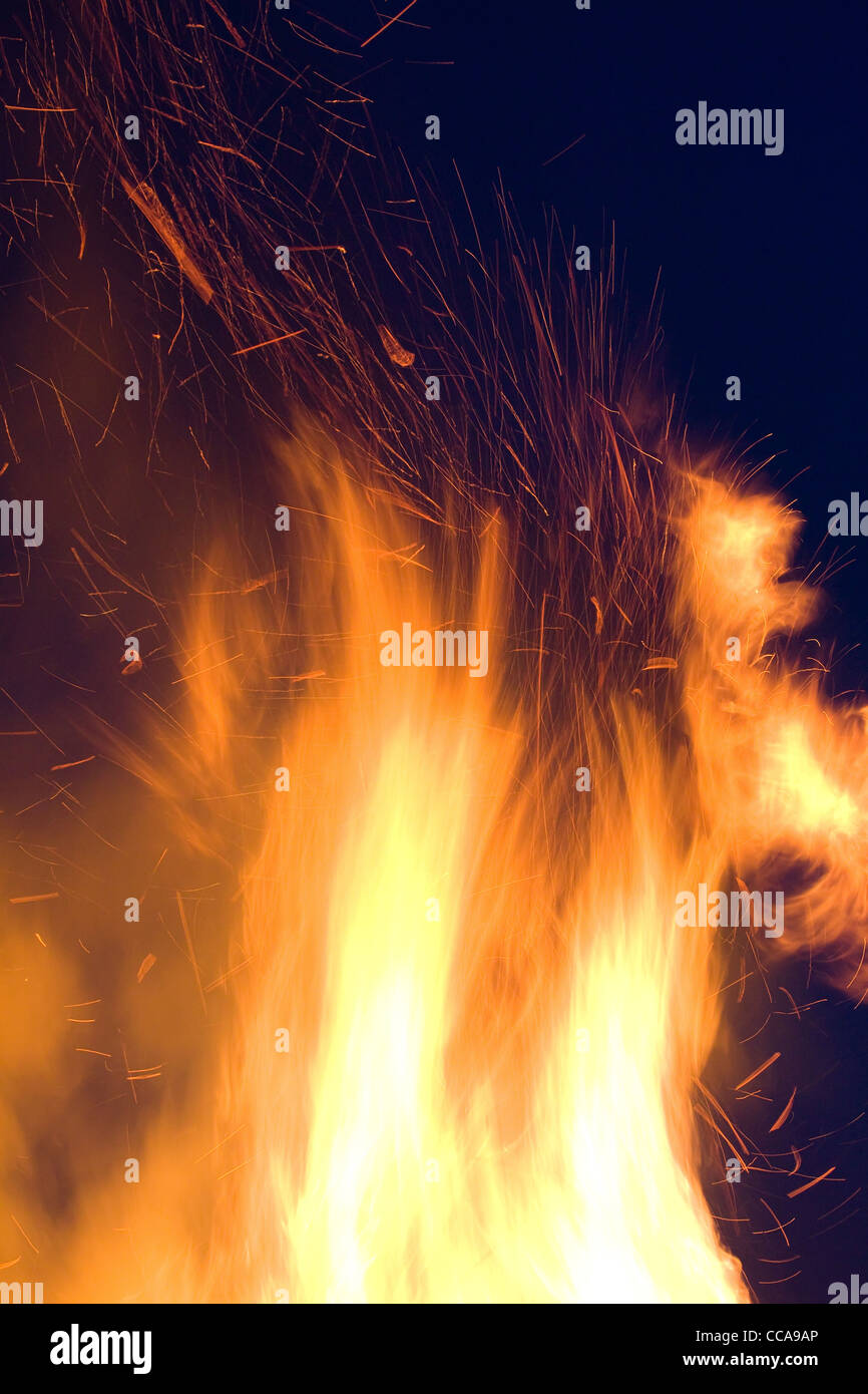 Fire in detail Stock Photo - Alamy