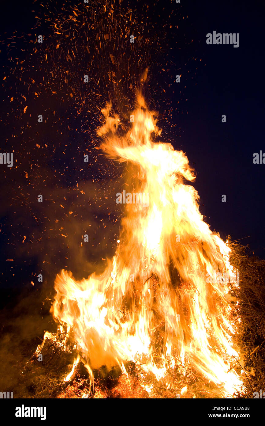 Fire in detail Stock Photo - Alamy