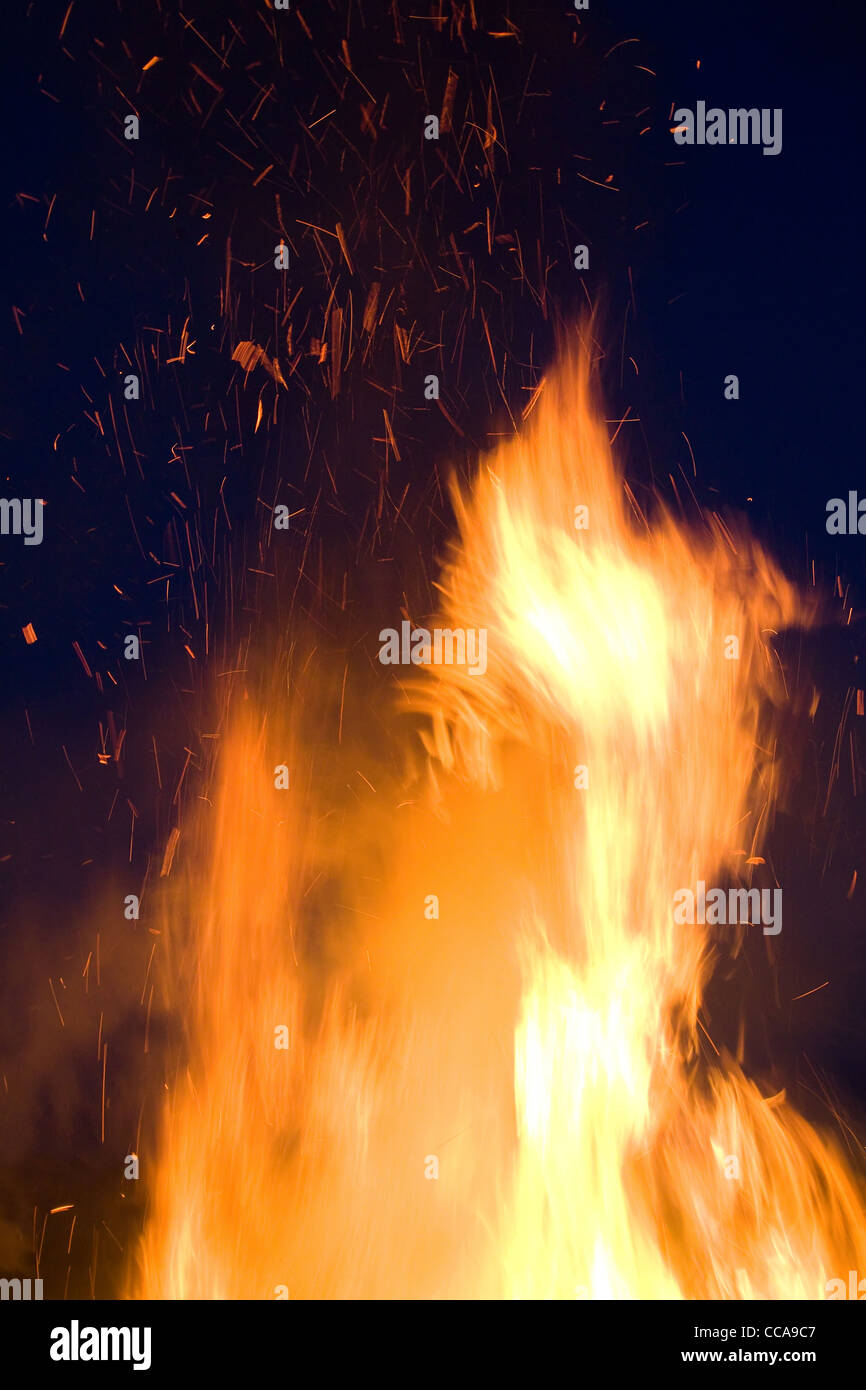 Fire in detail Stock Photo - Alamy