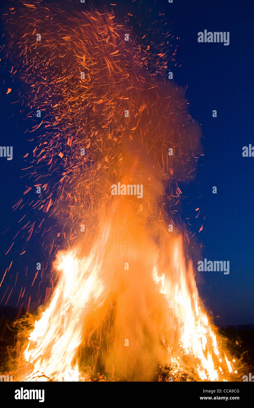Fire in detail Stock Photo - Alamy
