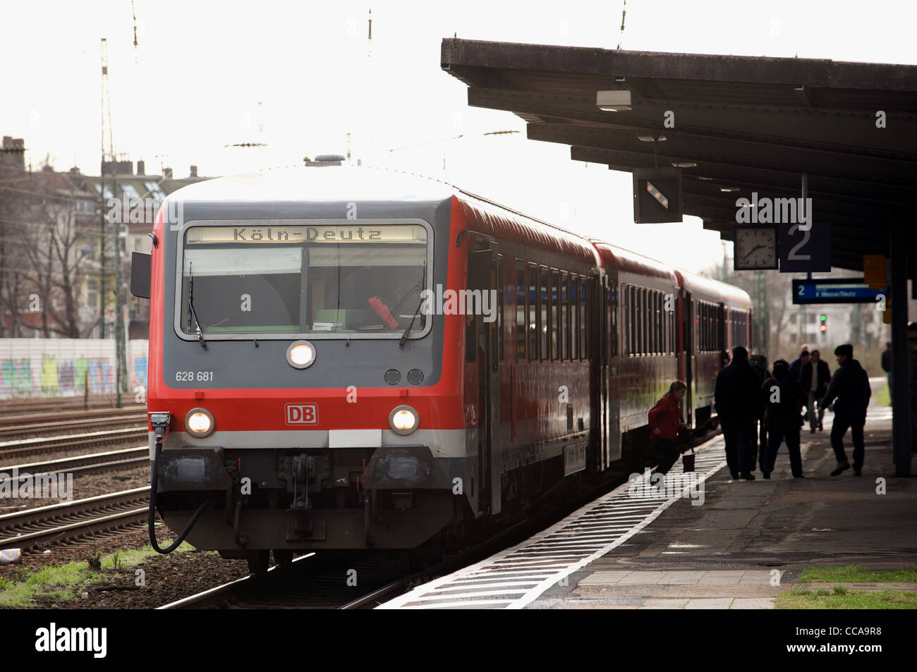 Local passenger train, Cologne, Germany Stock Photo - Alamy