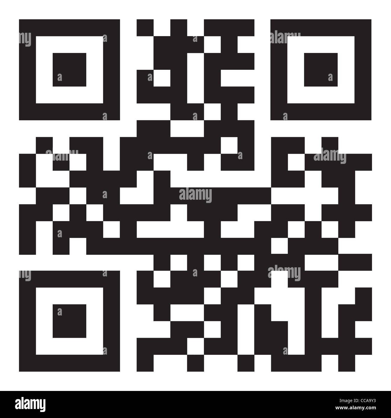sample qr code ready to scan with smart phone Stock Photo - Alamy