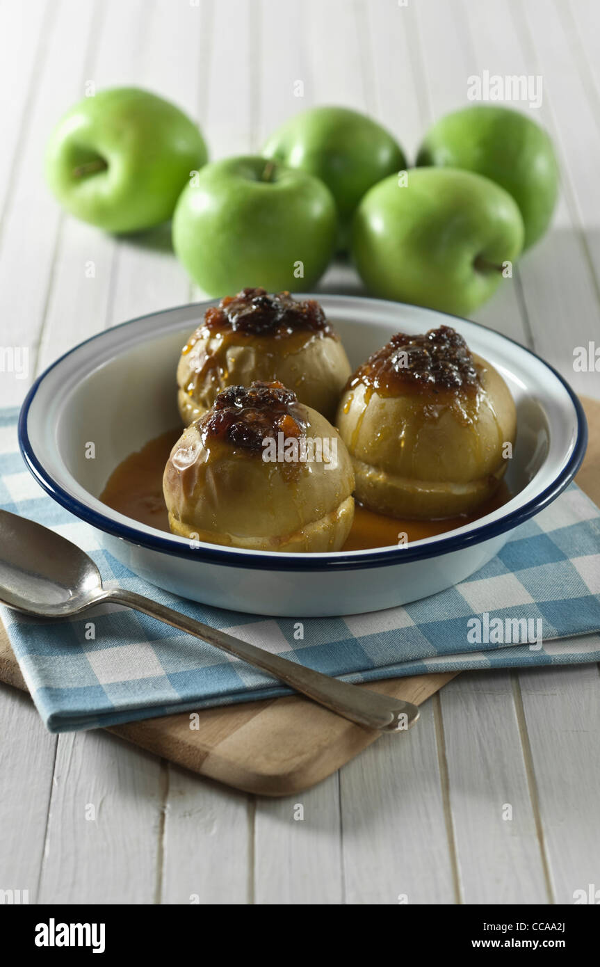 Baked apples Traditional dessert Stock Photo - Alamy