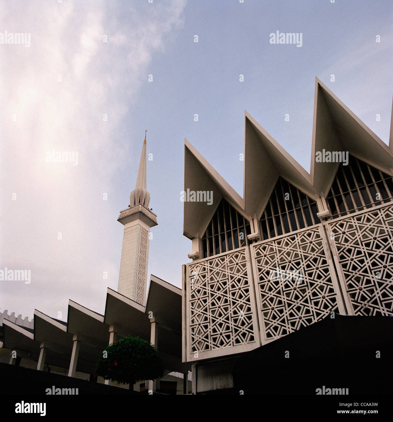 The National Mosque of Malaysia in Kuala Lumpur in Malaysia in Far East ...