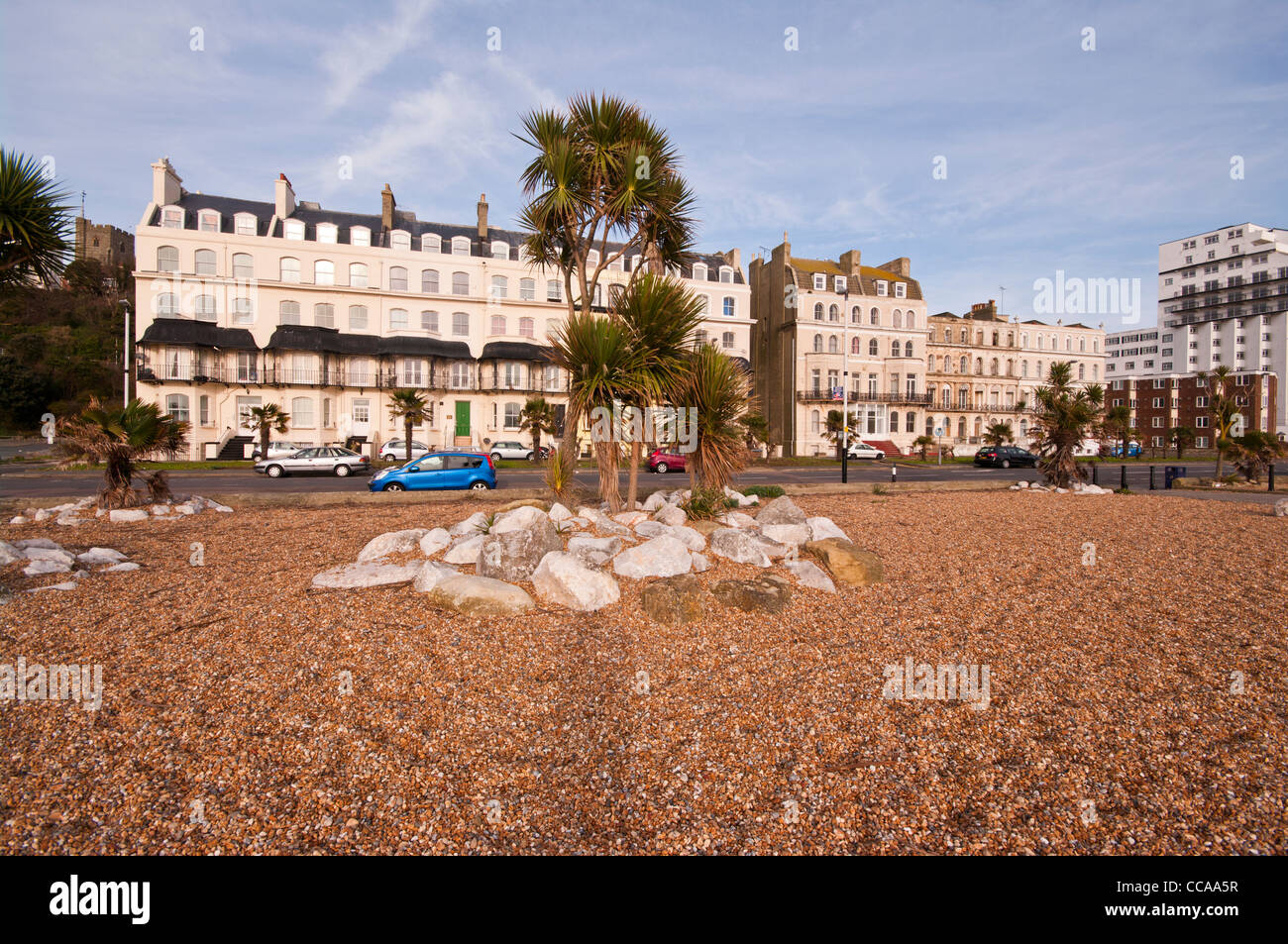 Folkestone Seafront Marine Parade Folkestone Kent UK Stock Photo ...