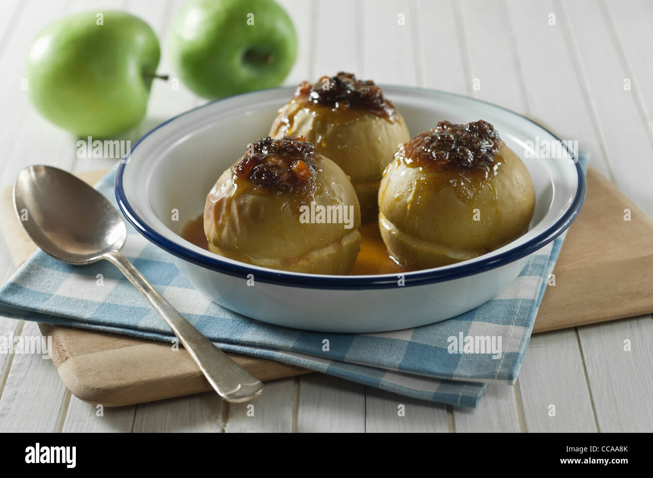 Baked apples Traditional dessert Stock Photo - Alamy