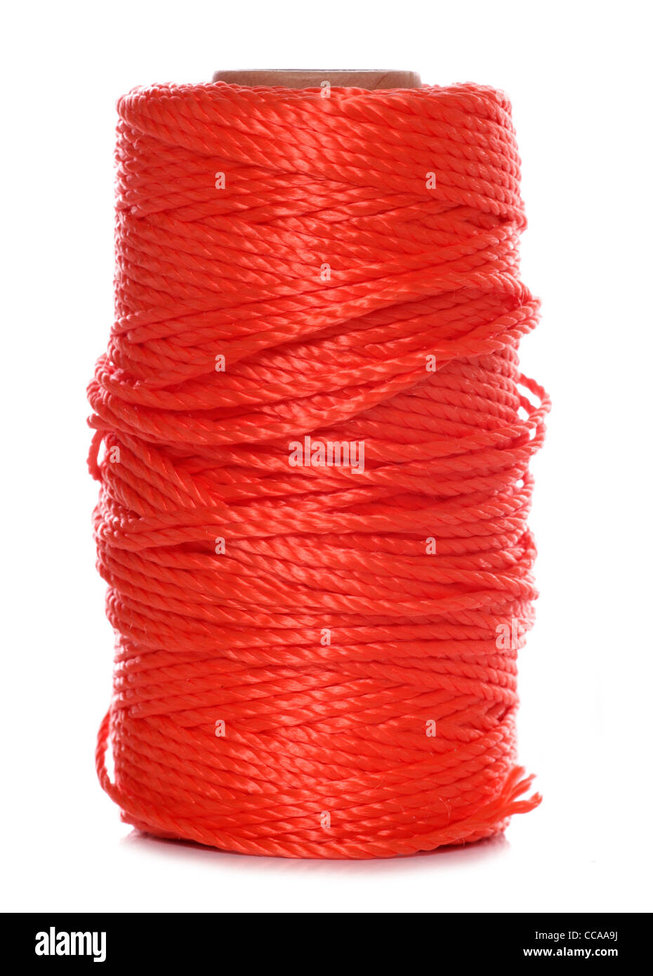 orange string on white background Stock Photo - Alamy