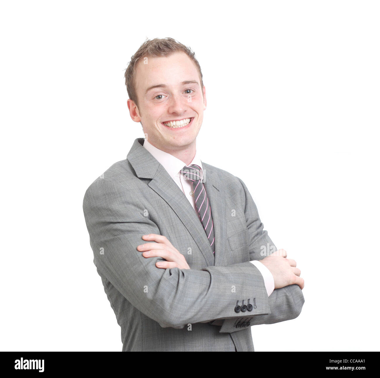 A confident business man Stock Photo - Alamy