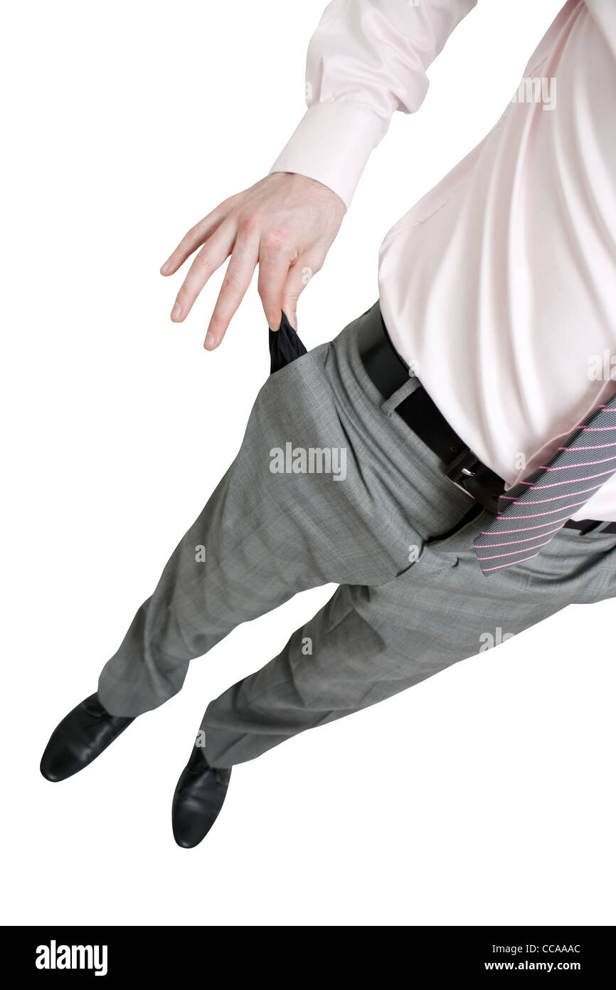 Poor man empty pockets hi-res stock photography and images - Alamy