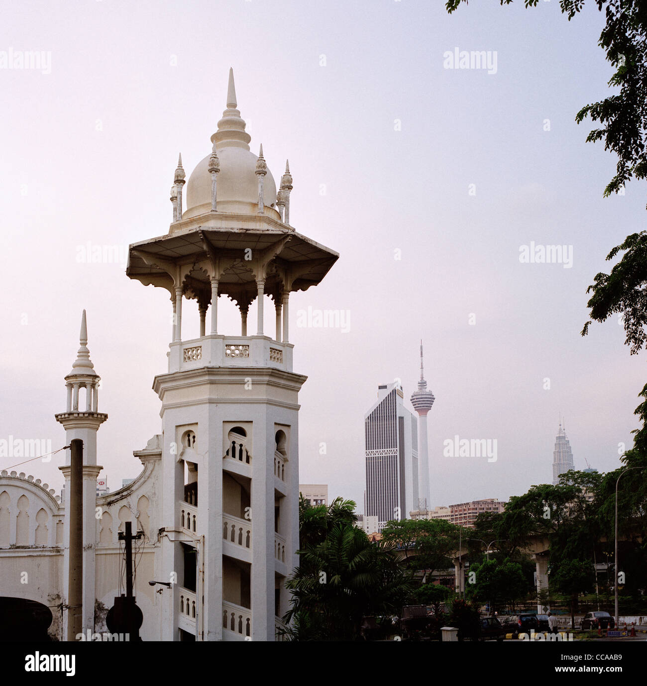 Beautiful architecture of the Old Kuala Lumpur Railway Train Station in ...