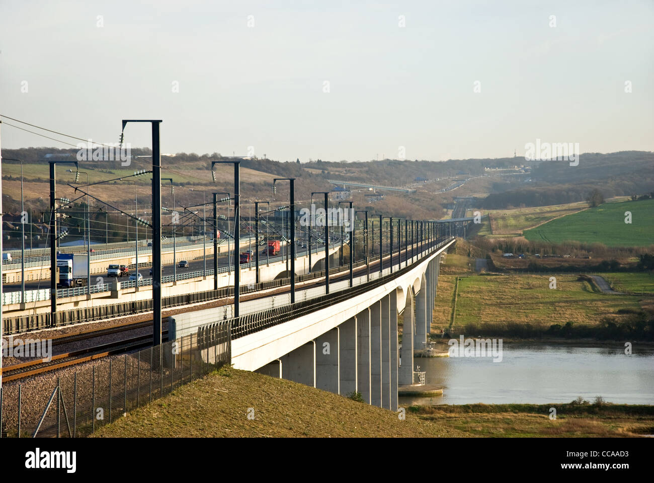 Medway bridge, Kent, England Stock Photo - Alamy