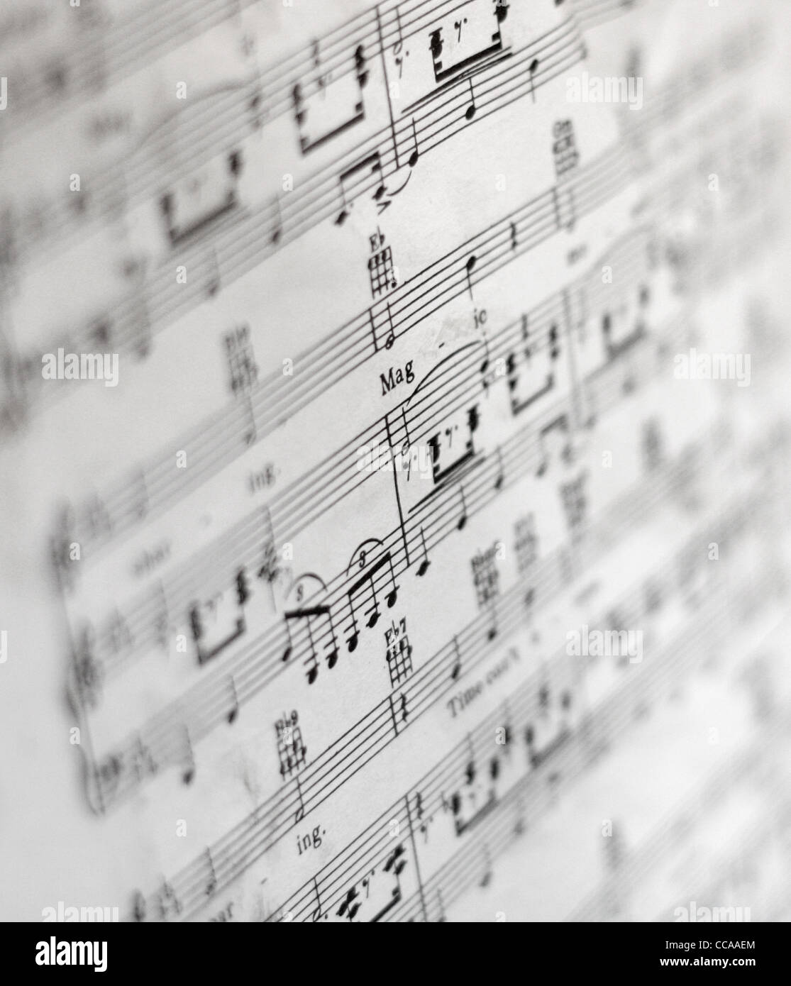 Music notes sound hi-res stock photography and images - Alamy