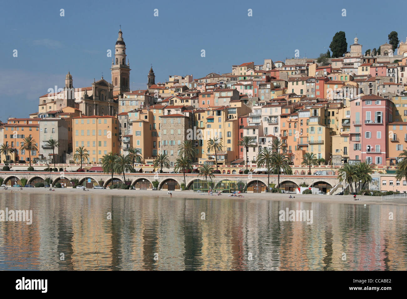 Menton palm trees hi-res stock photography and images - Alamy
