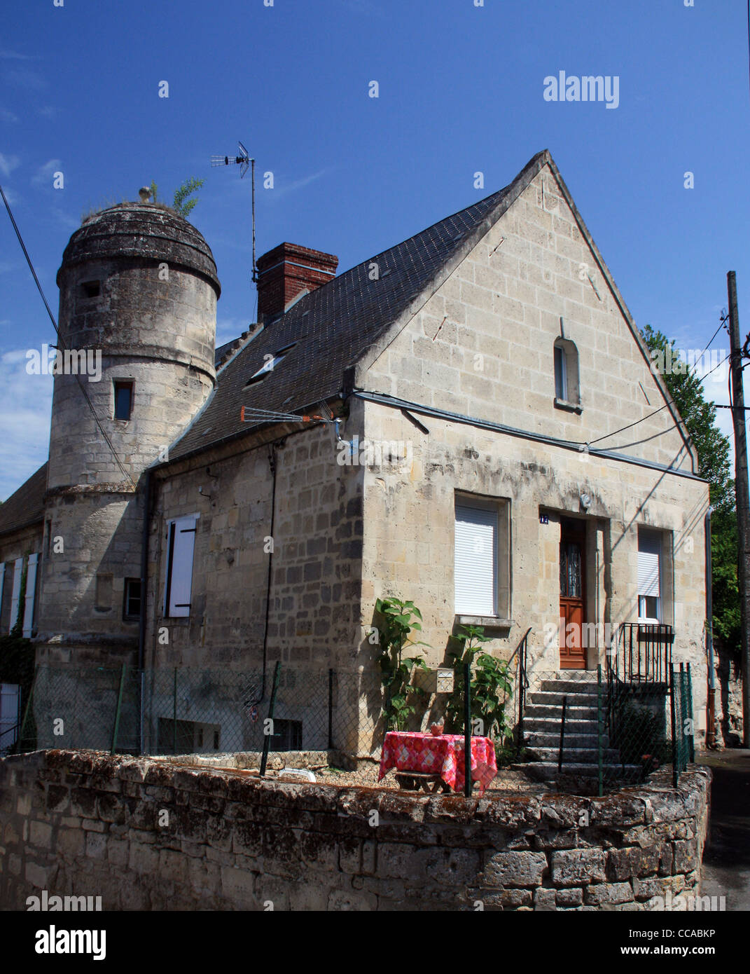 A cute french home Stock Photo - Alamy