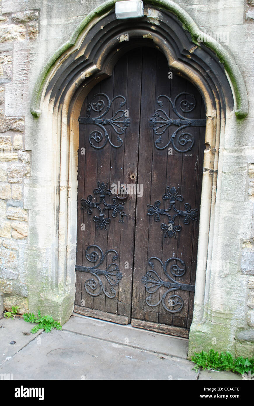 old gate in the church Stock Photo - Alamy