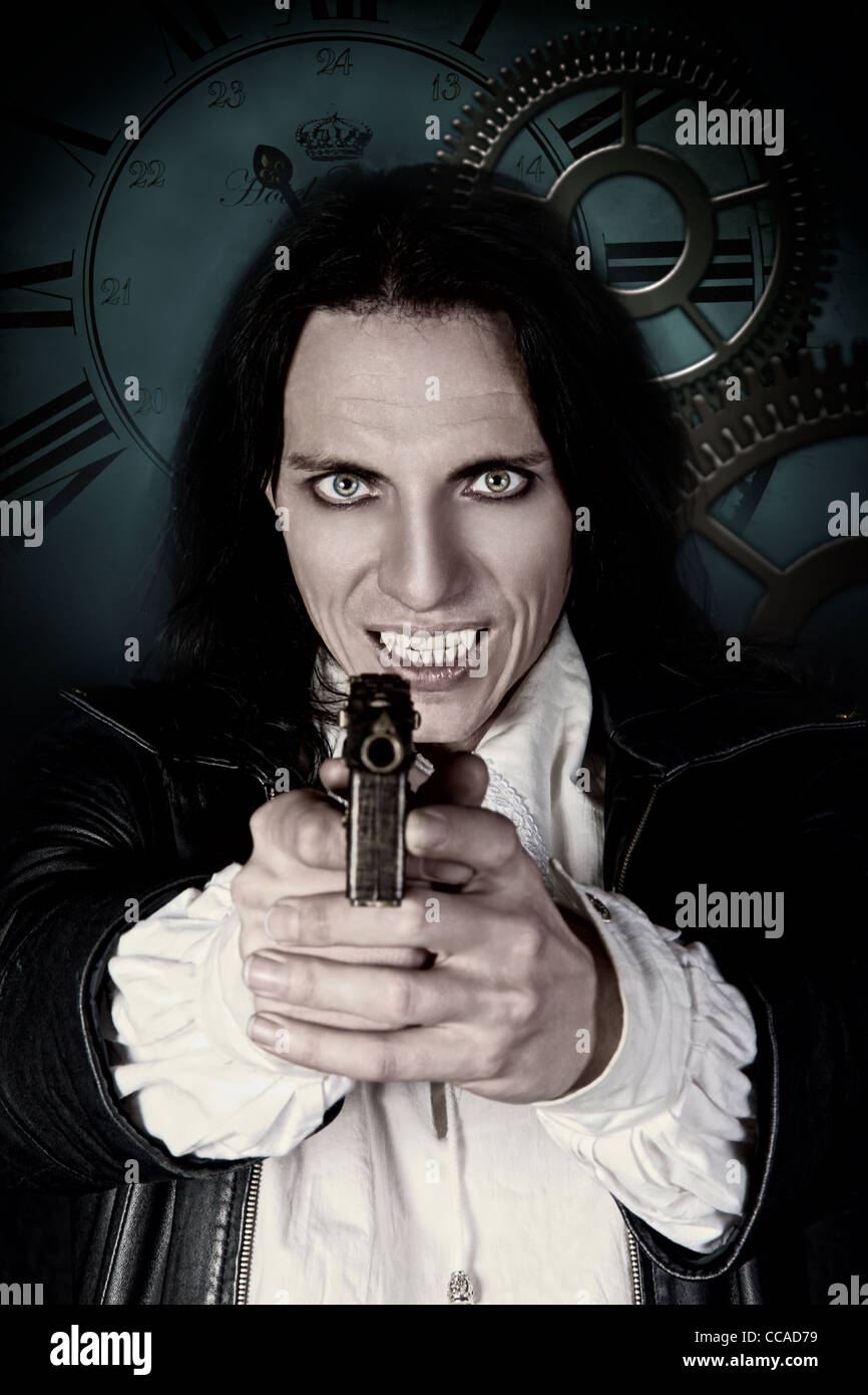 Man pointing gun at camera hi-res stock photography and images - Alamy