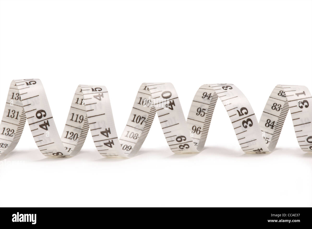 Tape Measure on white Stock Photo - Alamy